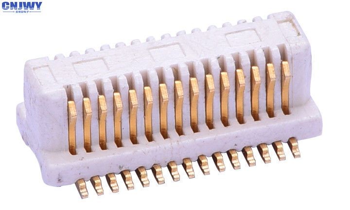수직 30PIN PCB 보드에서 보드 커넥터 기판 베이지 인화 청동 물질